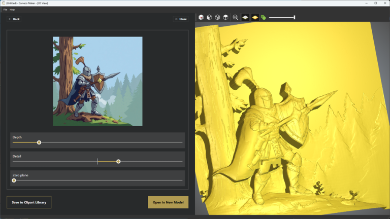Carveco AI - From Idea to 3D Relief Model in Seconds